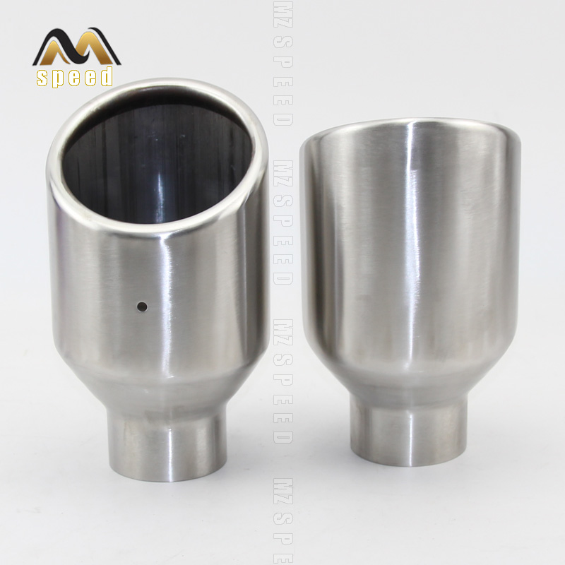 115mm Universal Car Rear Round Exhaust Pipe Tail M... – Grandado