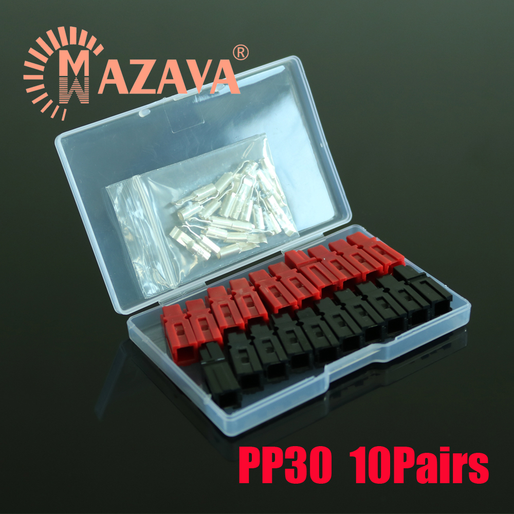 10Pairs 30A Power Connector Plug Red Black PP30 Po... – Vicedeal