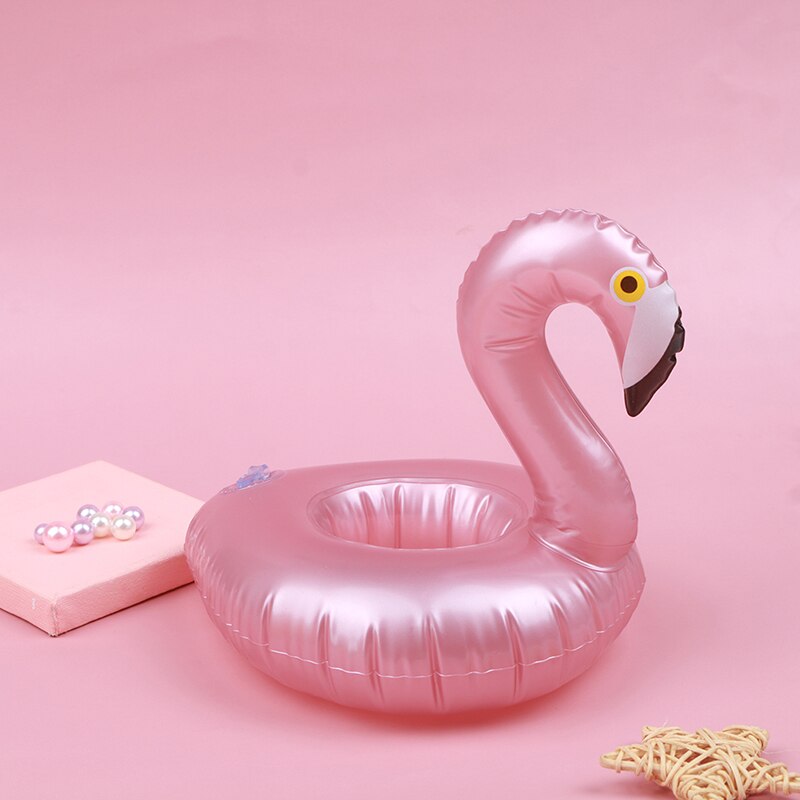 Mini Inflatable Flamingo Pool Float Toys Drink Flo... – Grandado