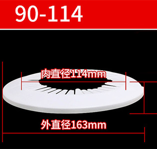 1pcs Plastic Wall Hole Cover Cap Round Duct Pipeli... – Grandado