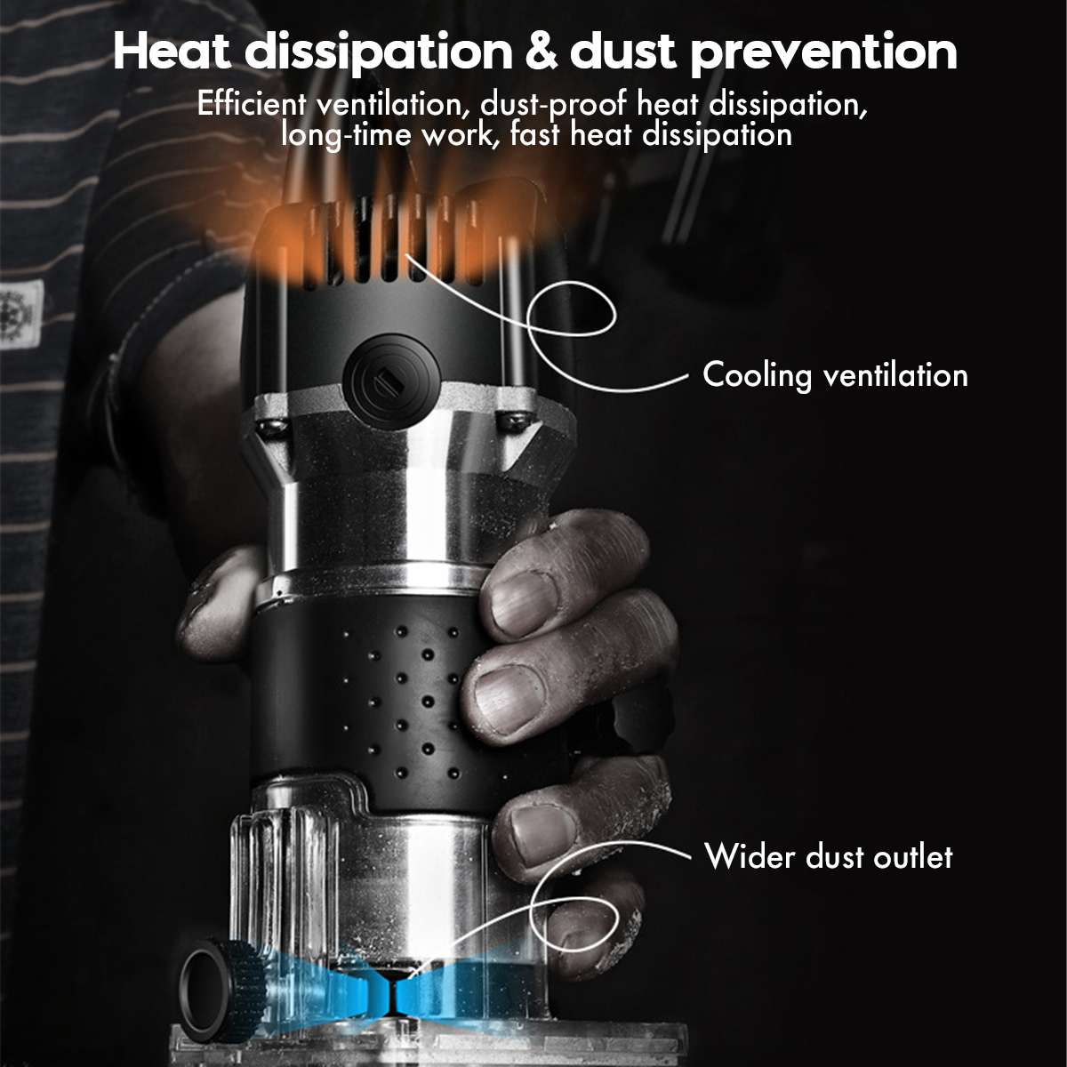 1000W 32000r Wood Router Tool Combo Kit Electric W... – Grandado