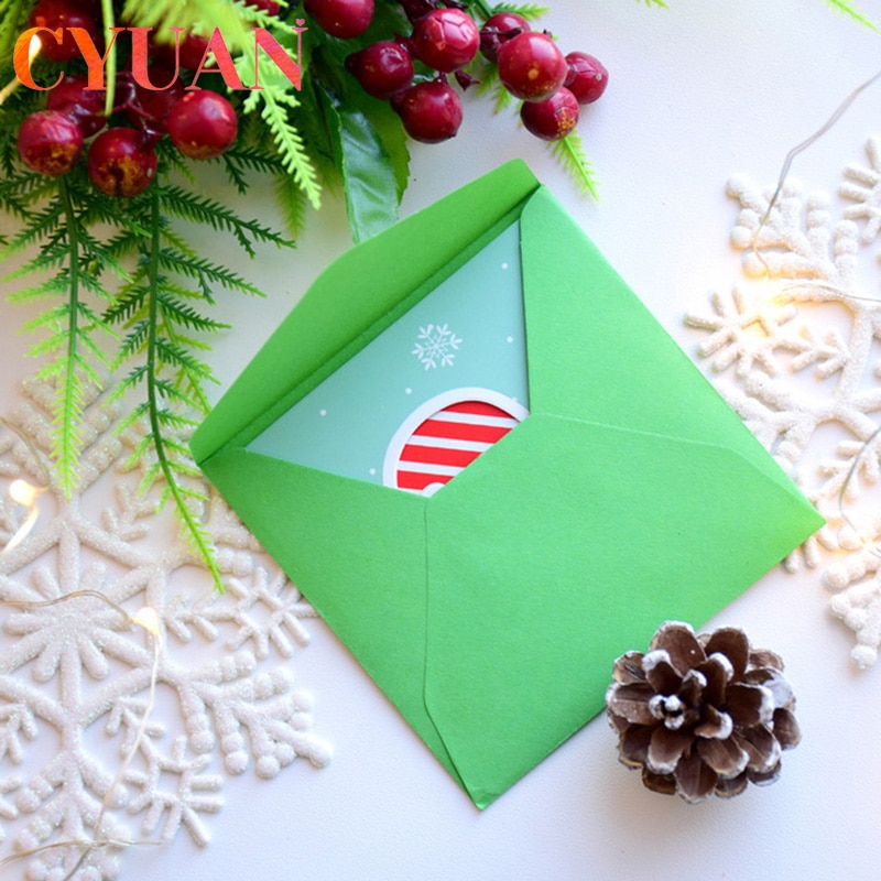 CYUAN 12pcs Merry Christmas Small Greeting Cards K... – Vicedeal