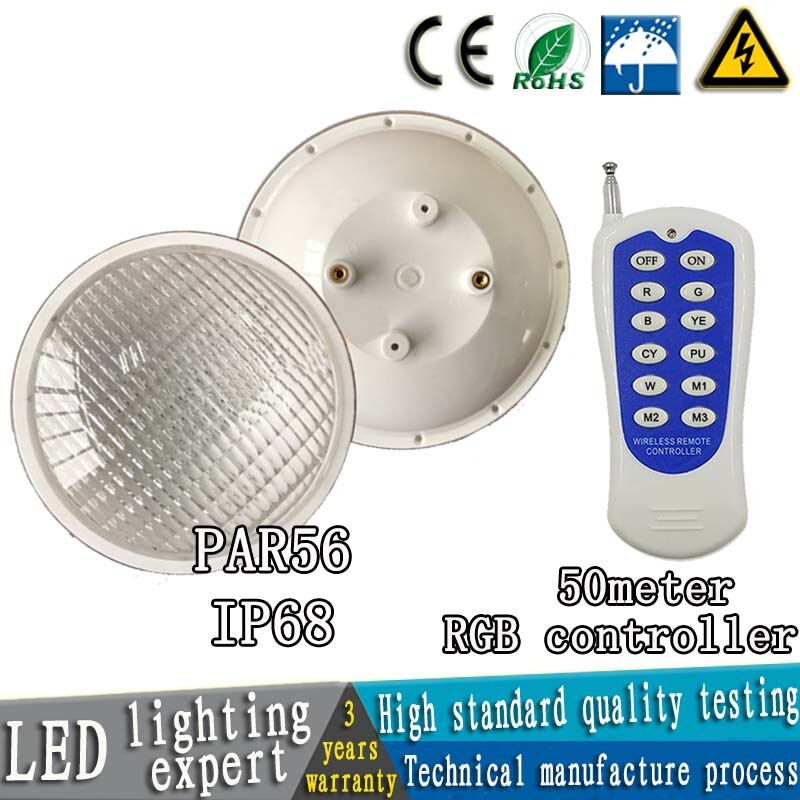 Par56 Zwembad Licht AC12V AC24V Rgb 24W 36W 54W IP... – Vicedeal