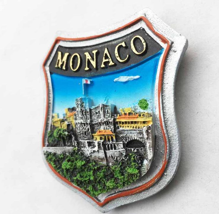 Fridge Magnet Souvenir Monaco Ancient Castle Palac... – Grandado