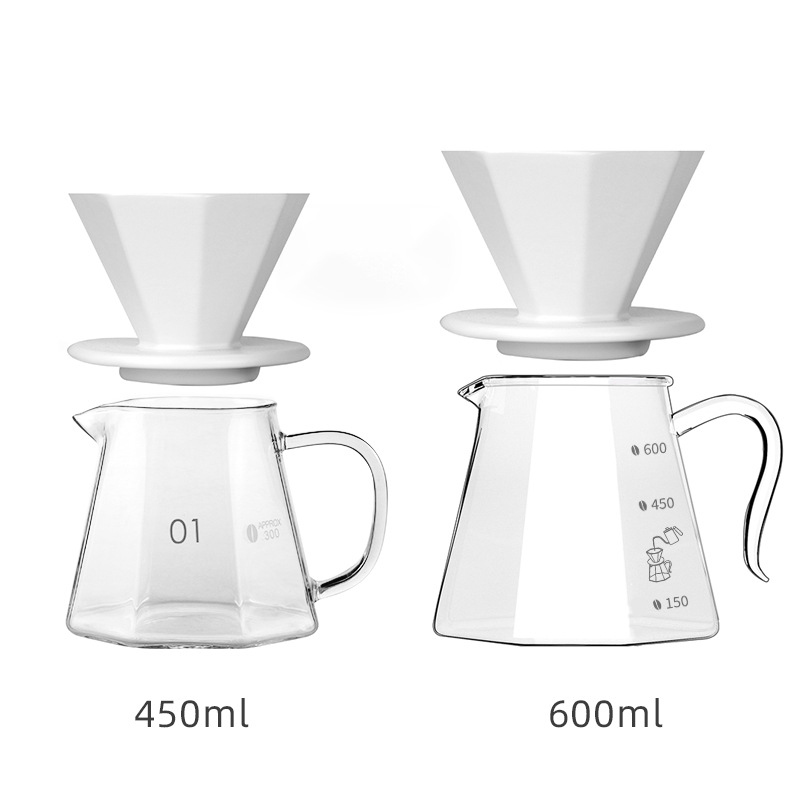 Keramiek V60 Graden Achthoekige Koffie Drip Filter... – Vicedeal
