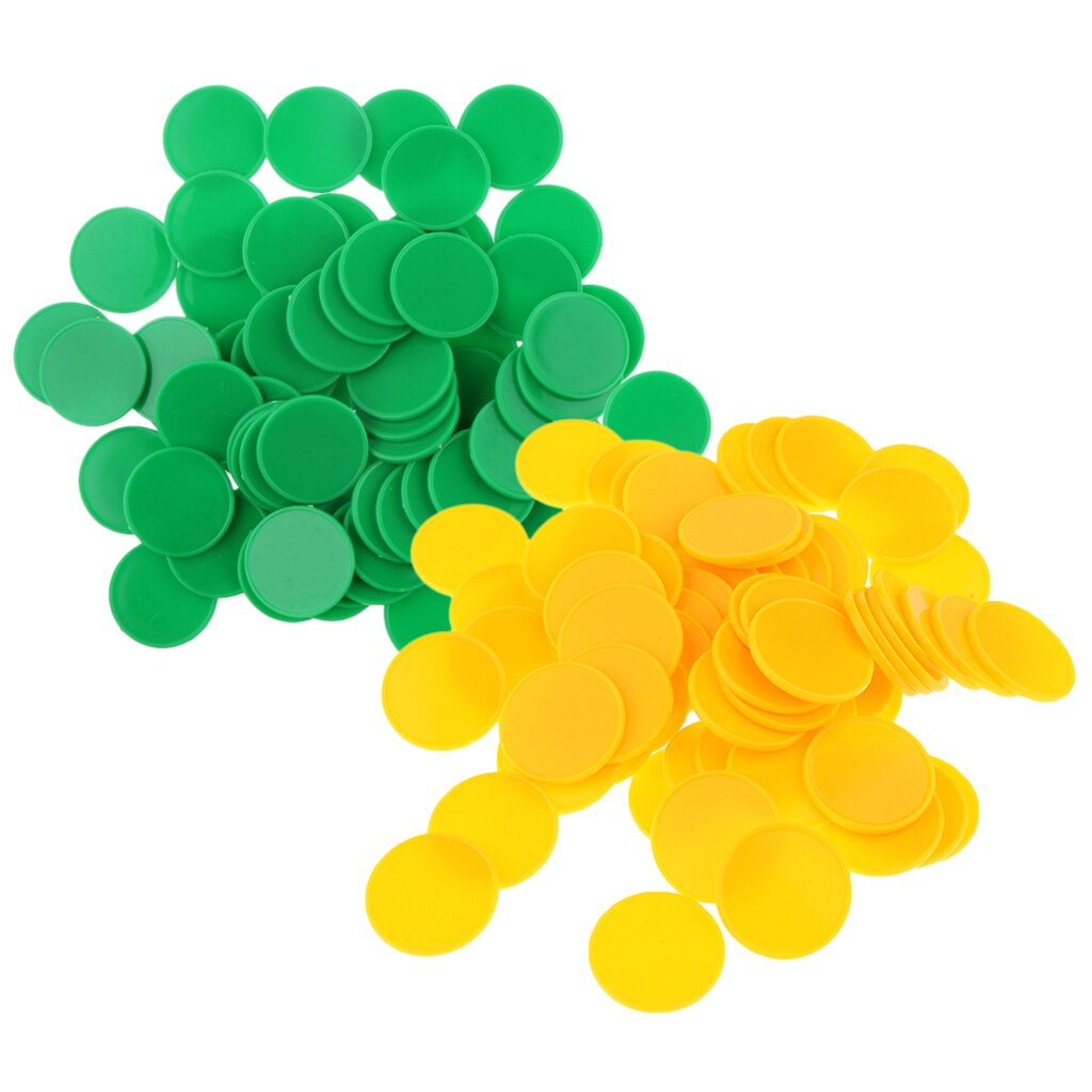 Tragbare 2 Set/200 stücke Kunststoff Marker Tokens... – Vicedeal