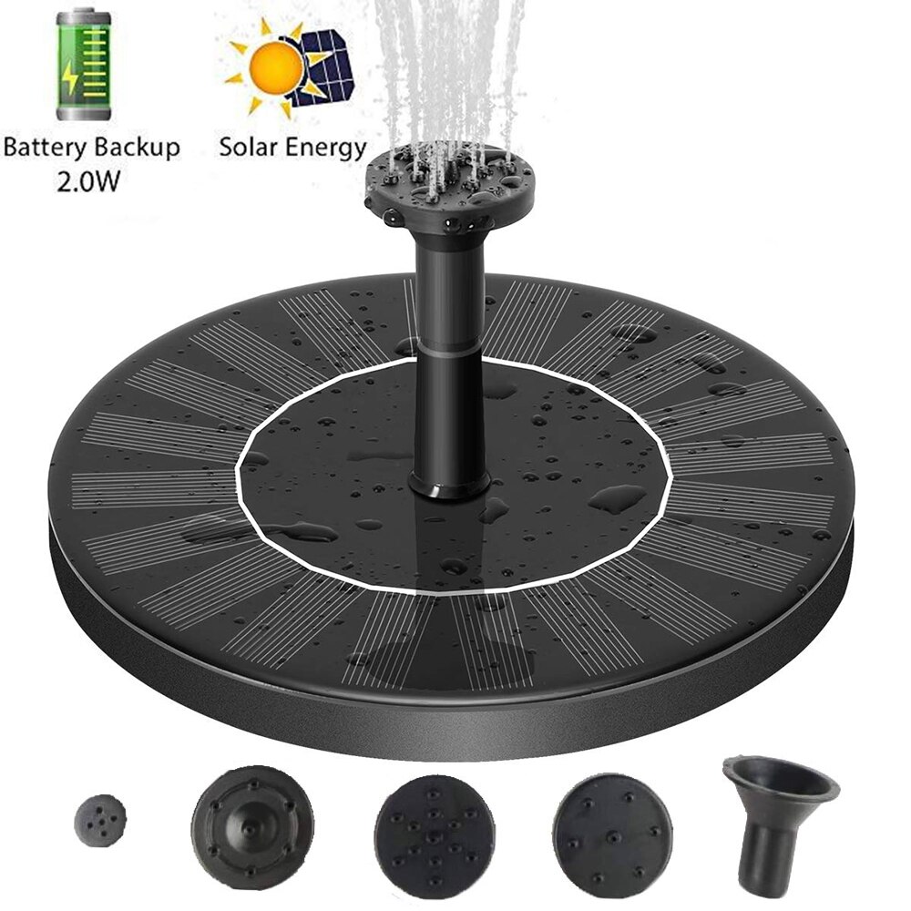 Mini Solar fountain Garden Pool Pond Solar Panel F... – Grandado