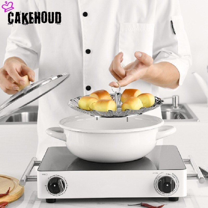 CAKEHOUD Vegetable Steamer Stainless Steel Folding... – Grandado