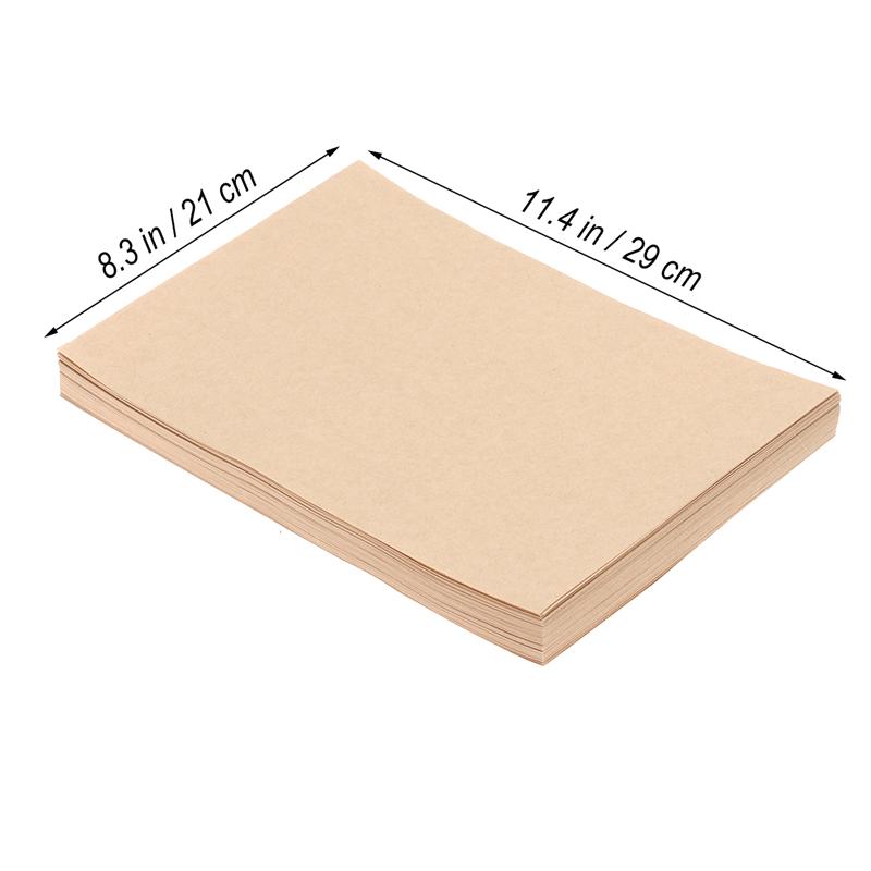 100 Sheets A4 Vintage Blank Kraft Letter Paper Ret... – Grandado