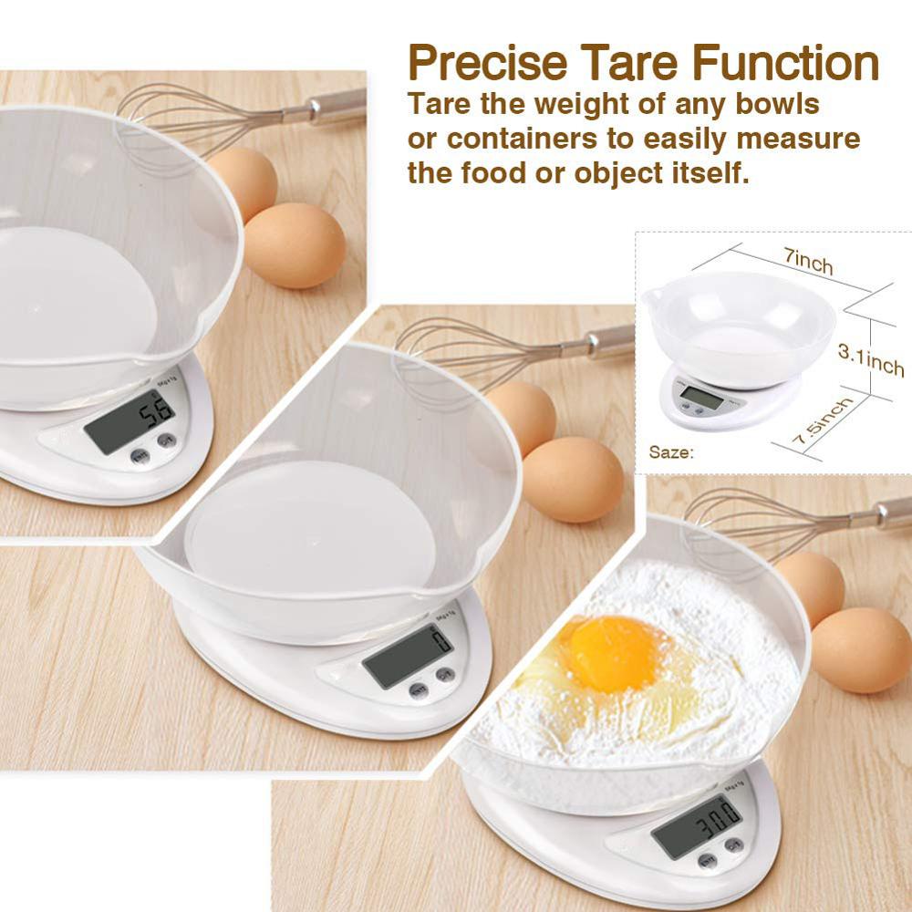 digital matte skala, matte kjøkken skala digital m... – Grandado