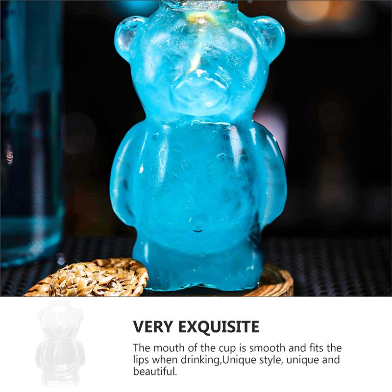 Lovely Bear Cocktail Glass Molecular Bar Glass Jui... – Grandado