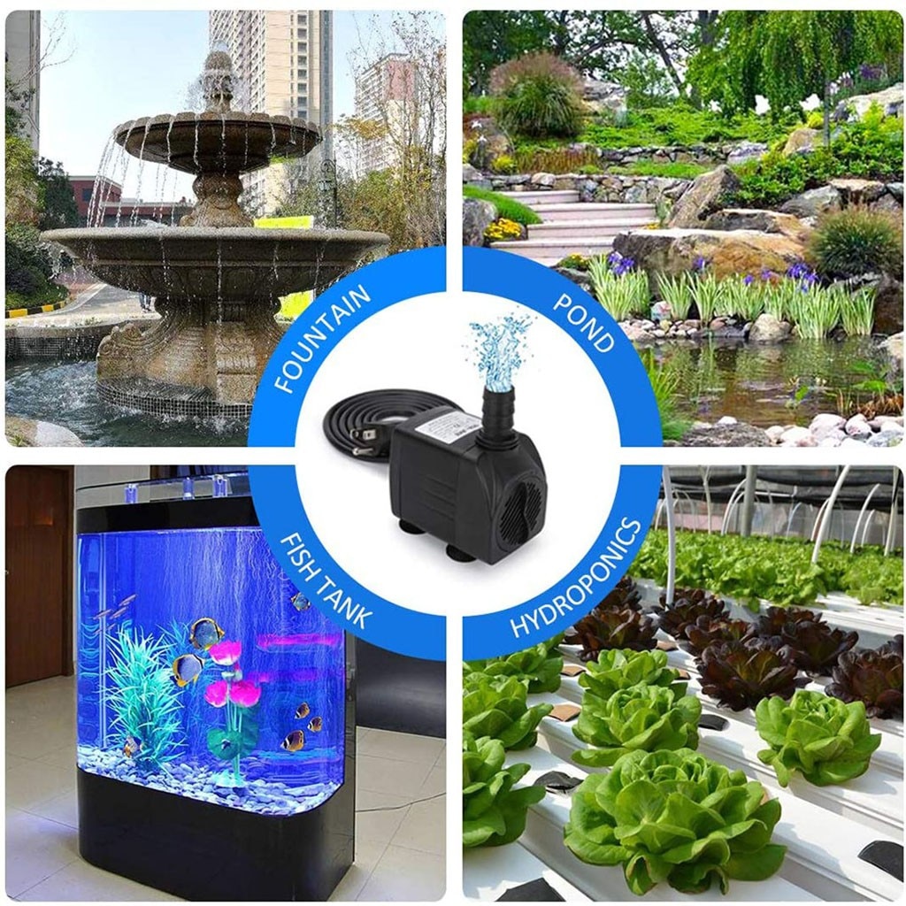 550GPH Dompelpomp 30W Ultra Stille Waterpomp 2000L... – Vicedeal