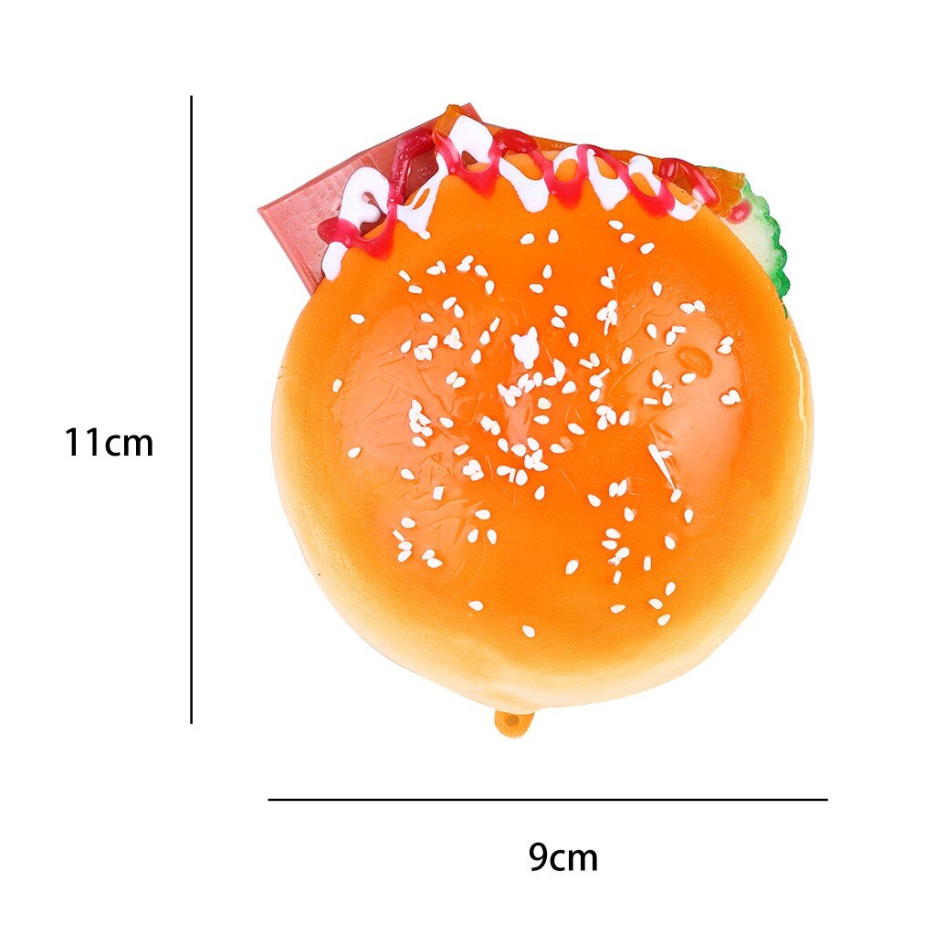 Soft Simulated Burger Bread Squishies Doll For Kid... – Grandado