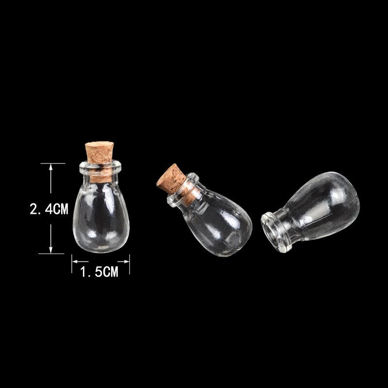 Water Mini Cute Bottles Pendants Small Glass Bottl... – Vicedeal