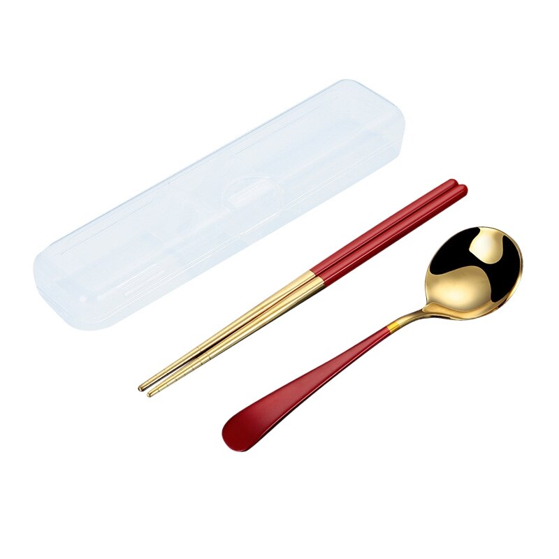Stainless Steel Chopsticks Spoon Set – Grandado