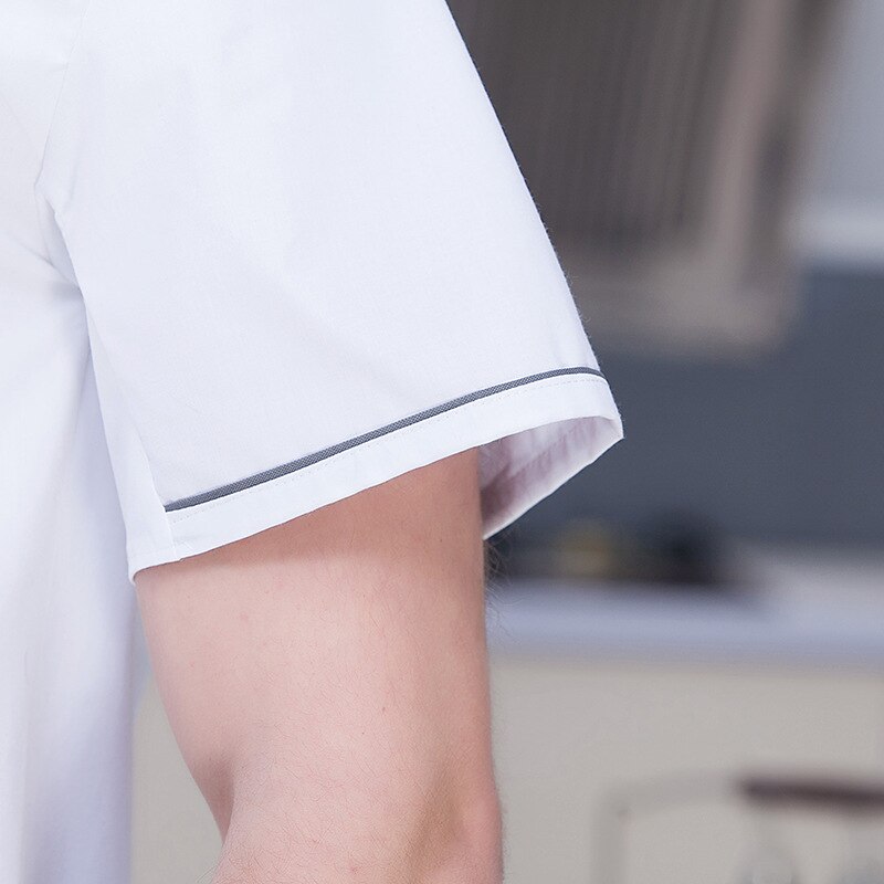 chef's short-sleeved summer short-sleeved restaura... – Grandado