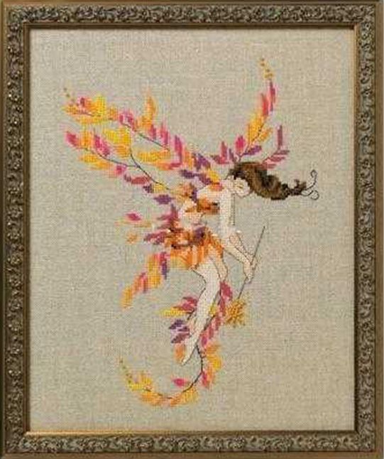 Gold Collection Counted Cross Stitch Kit Leaves Fa... – Grandado
