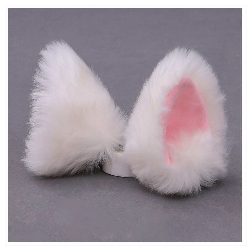 1 Pair Handmade Cute Furry Animal Ears Hairpin Hea... – Grandado