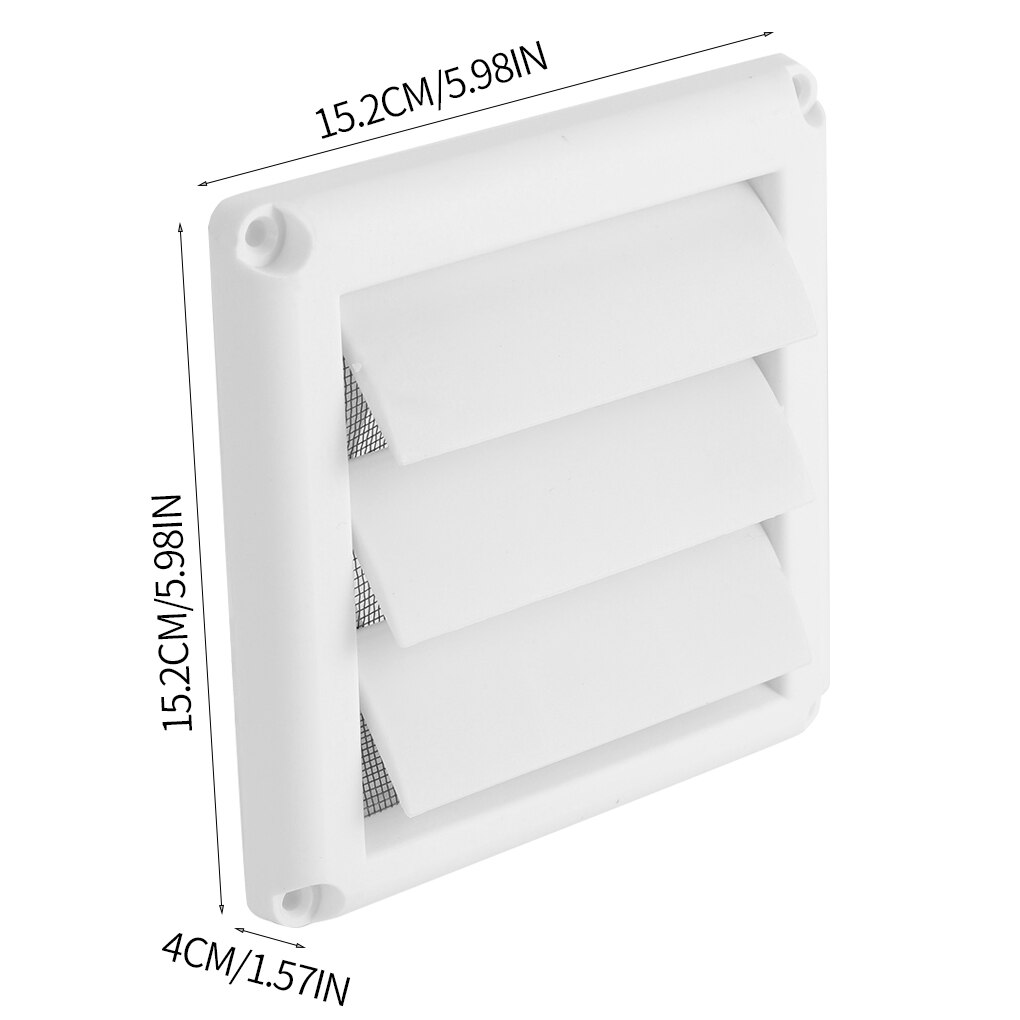 6-inch Air Vent Grille Ventilation Cover Plastic W... – Vicedeal