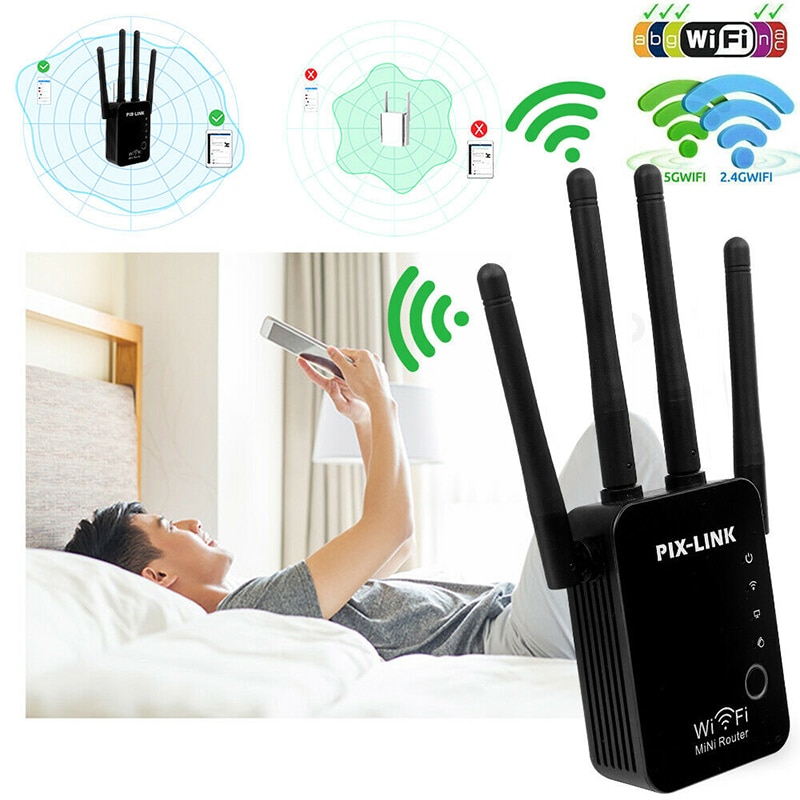 Wifi Repeater Extender Roteador 2.4Ghz 300Mbps Rou... – Grandado