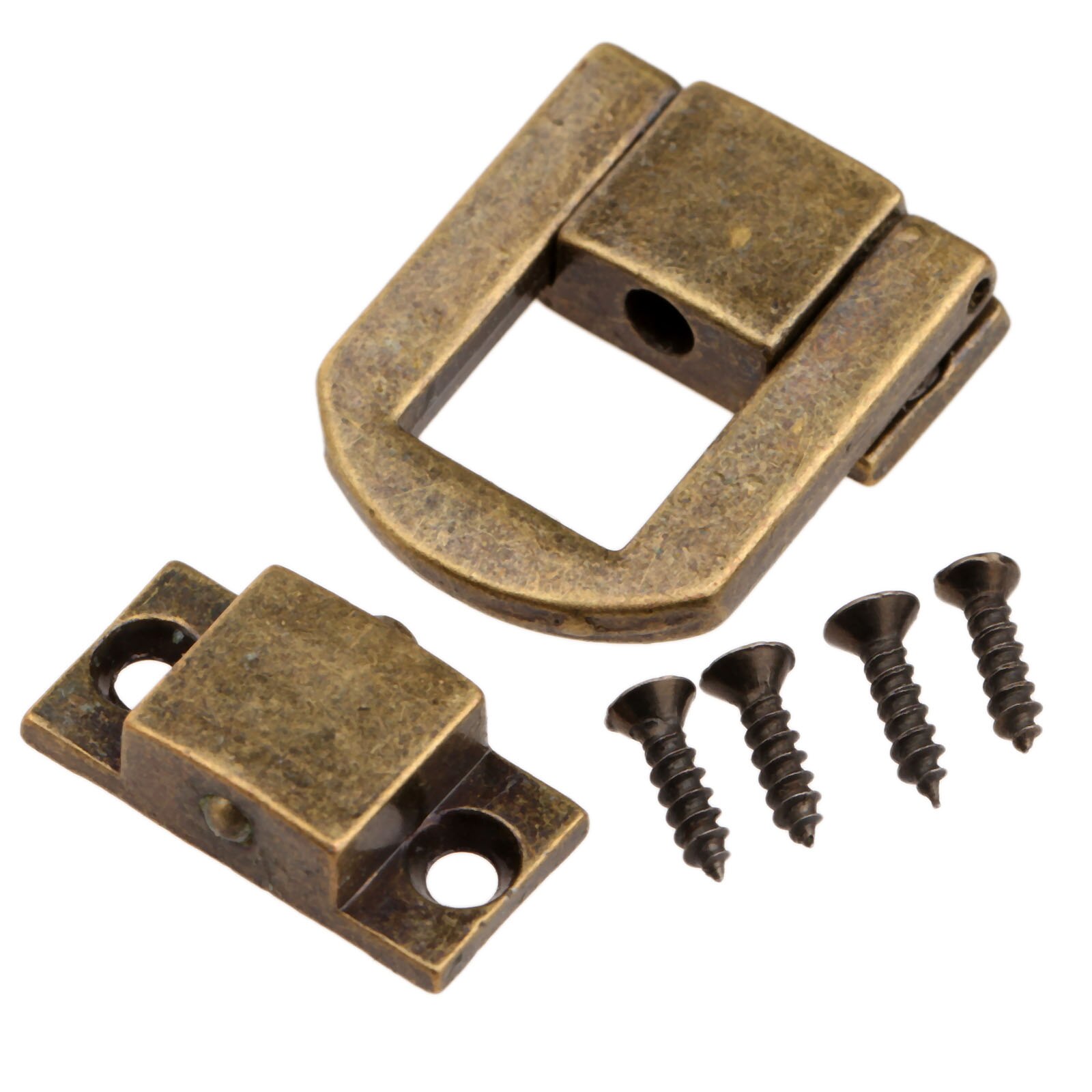 5x 30x24mm Antique Bronze/Gold Box Hasps Metal Loc... – Grandado