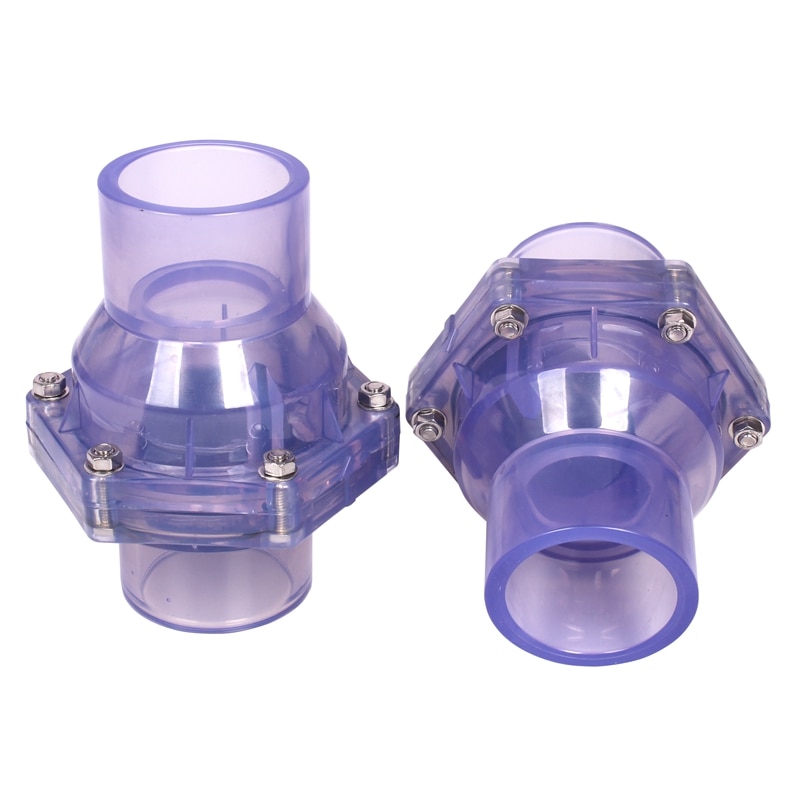 ID 40 50 63mm Hi Transparent UPVC Flap Check Valve... – Grandado