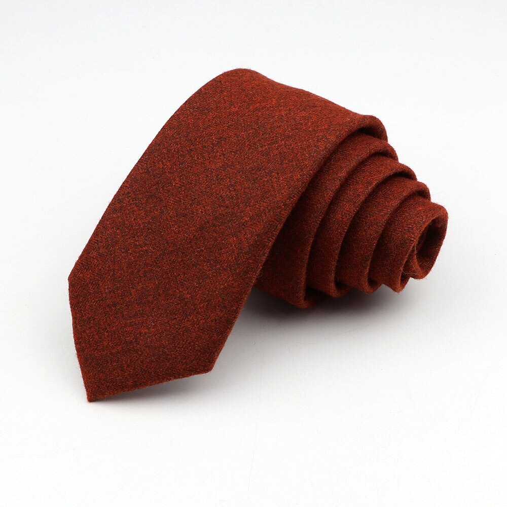 Soft Mens Solid Colourful Neck Tie Wool Cotton Sol... – Vicedeal