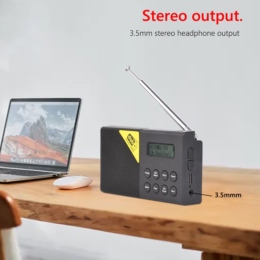Mini Portable Digital Radio 3.5mm Stereo Bluetooth... – Grandado
