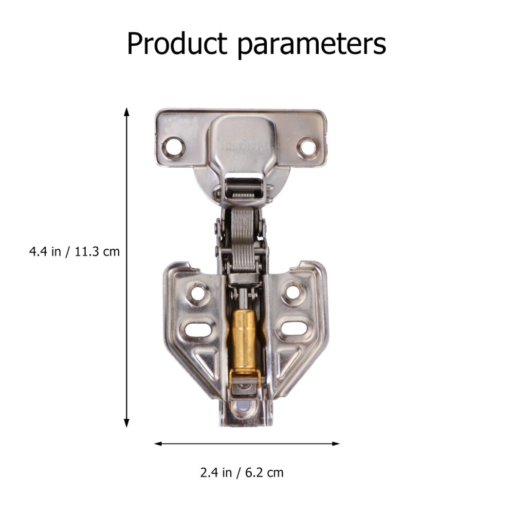 12PCS Thickness Steel Hinges Furniture Hinges Hydr... – Grandado