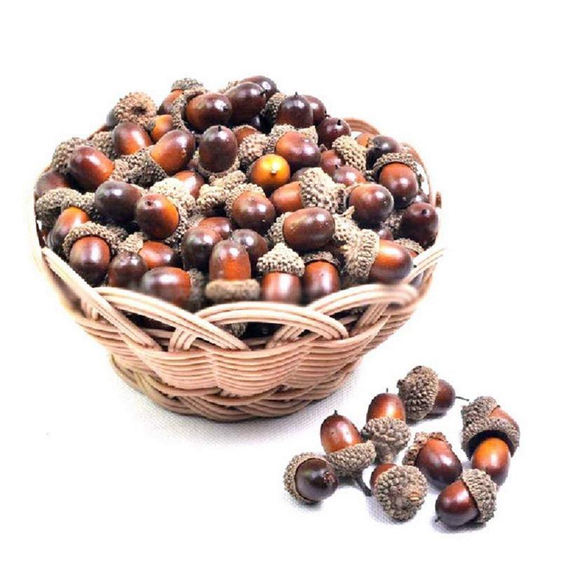 20pcs Artificial Acorns for Autumn Display Wedding... – Vicedeal