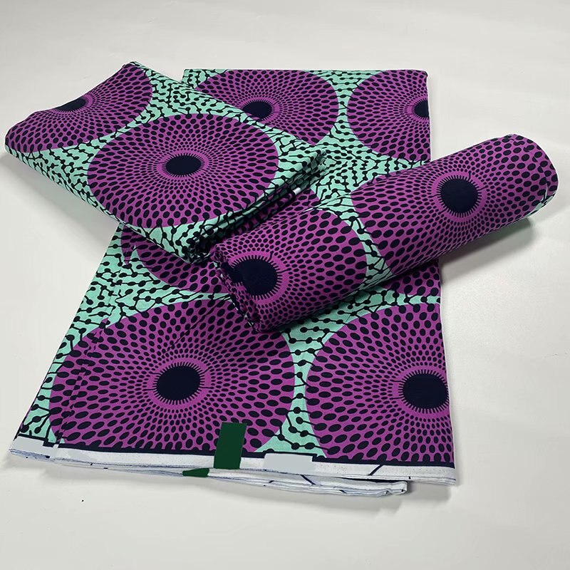 real java wax cotton fabric blue bird color patter... – Grandado