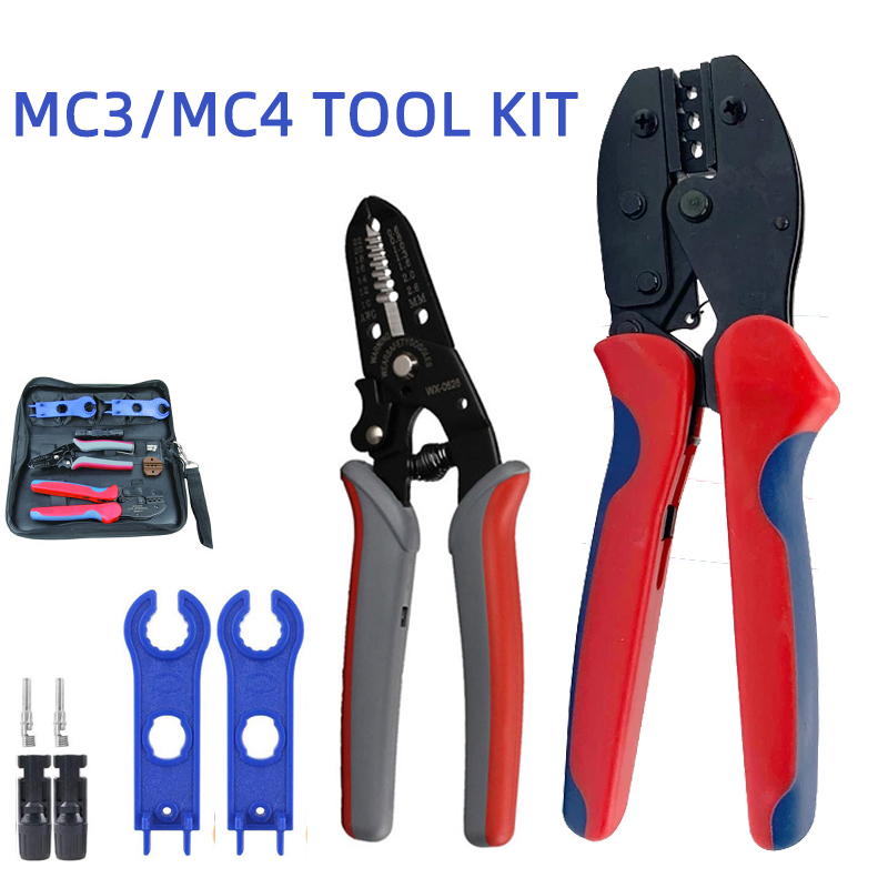 MC3 and MC4 Solar Crimping Tool Kit PV Cable Conne... – Grandado