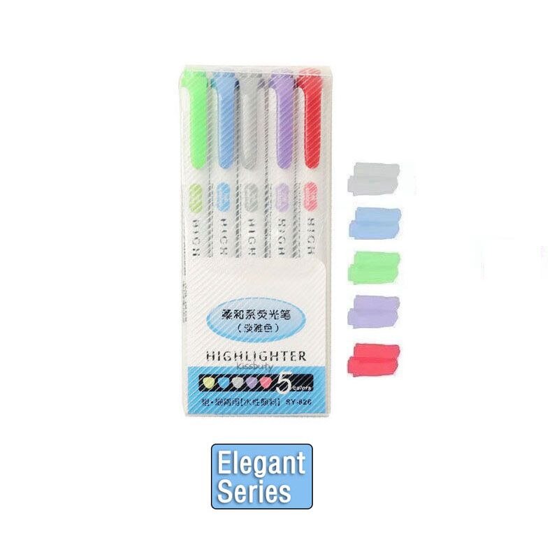 5/10 Colors Double Headed Highlighter Pen Art Mark... – Grandado