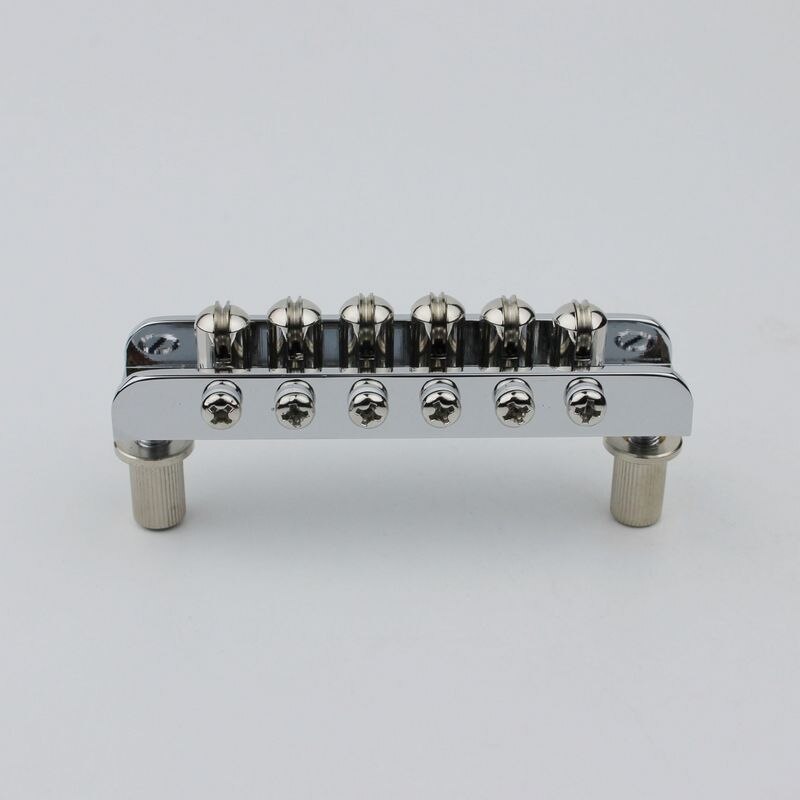 Chrome 6 String Guitar Bridge Roller Bridge For Gu... – Grandado
