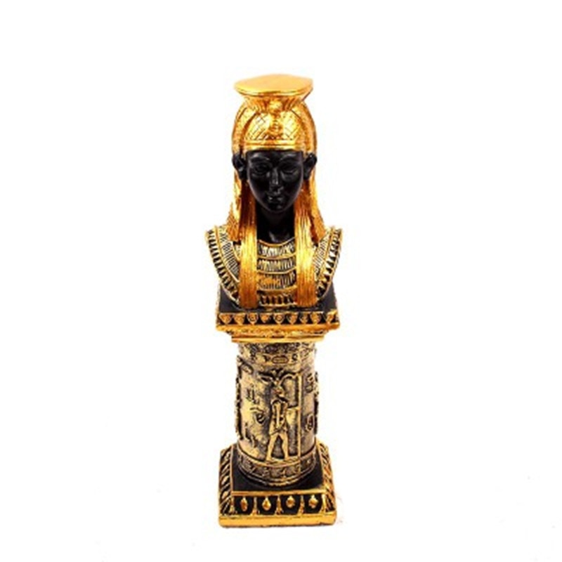 Egypt Princess Resin Pillar Statue Decoration Offi... – Vicedeal
