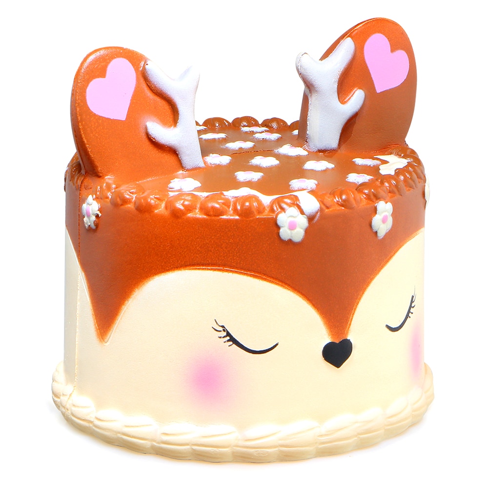Kawaii Deer Cake Squishy Jumbo Slow Rising Squishi... – Grandado