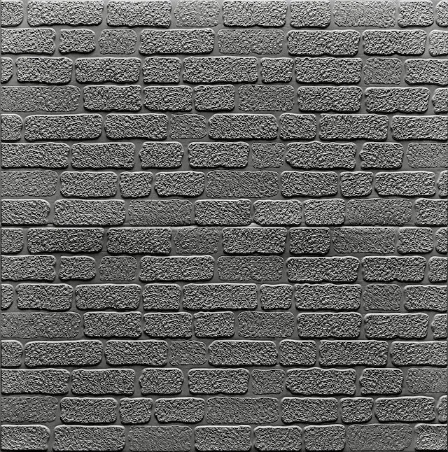 NW32 Mini Brick Gray Self Adhesive 3D Decorative W... – Grandado