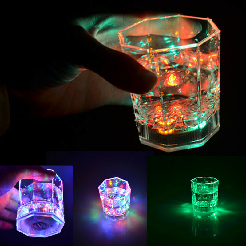 Multicolor LED Glowing Glasses Cup Flash Light Up ... – Grandado