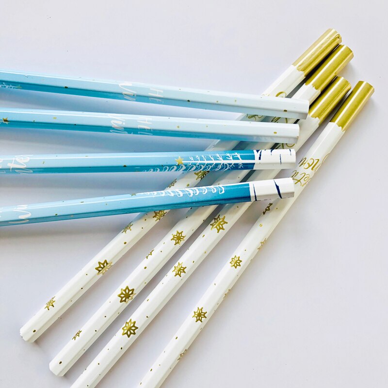 4pcs /Set Pastel Winter Snowflake Hexagon HB Stand... – Grandado