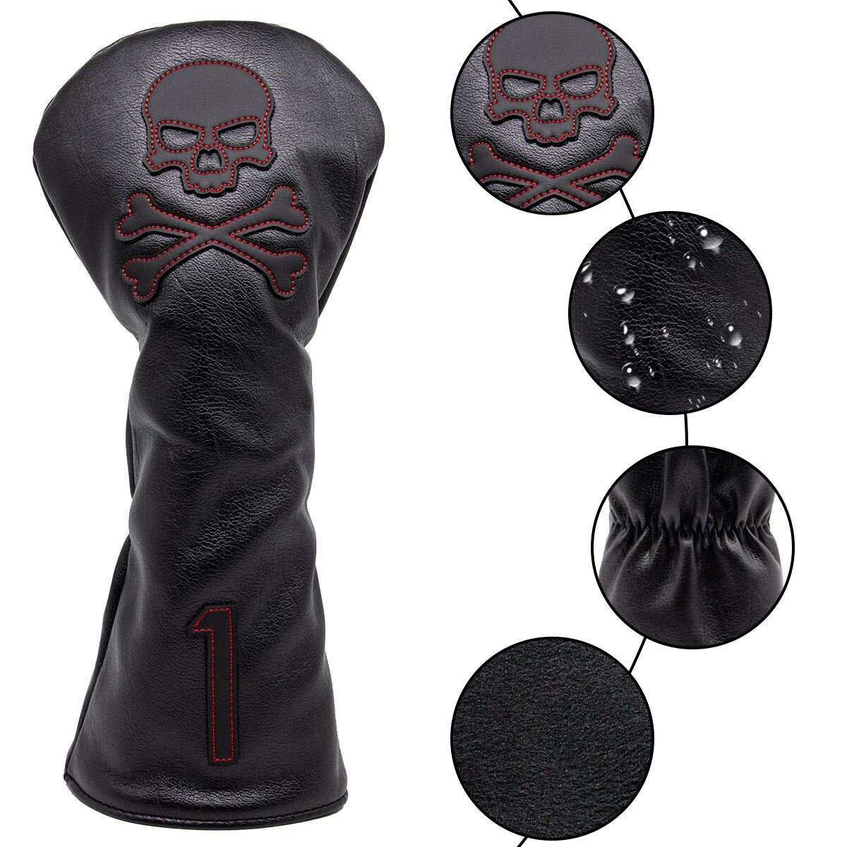 Golf Club Headcover Set Skull Driver Covers Fairwa... – Grandado