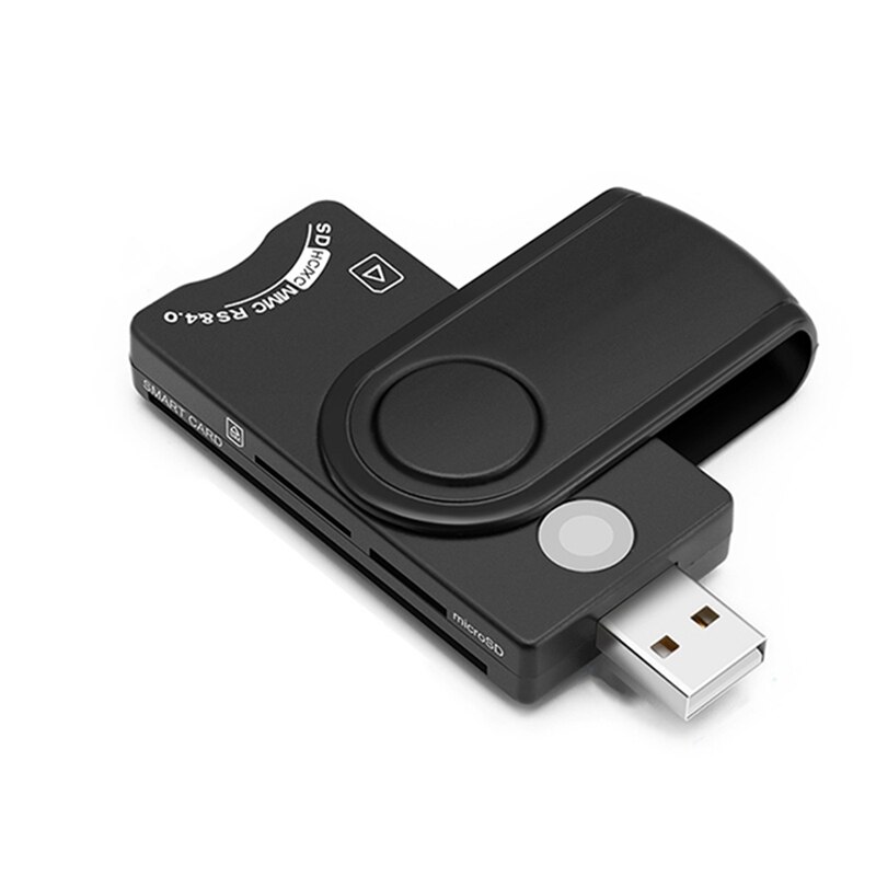 Usb 2.0 Smart Card Reader Mini Sd/Tf Memory Id Ban... – Vicedeal