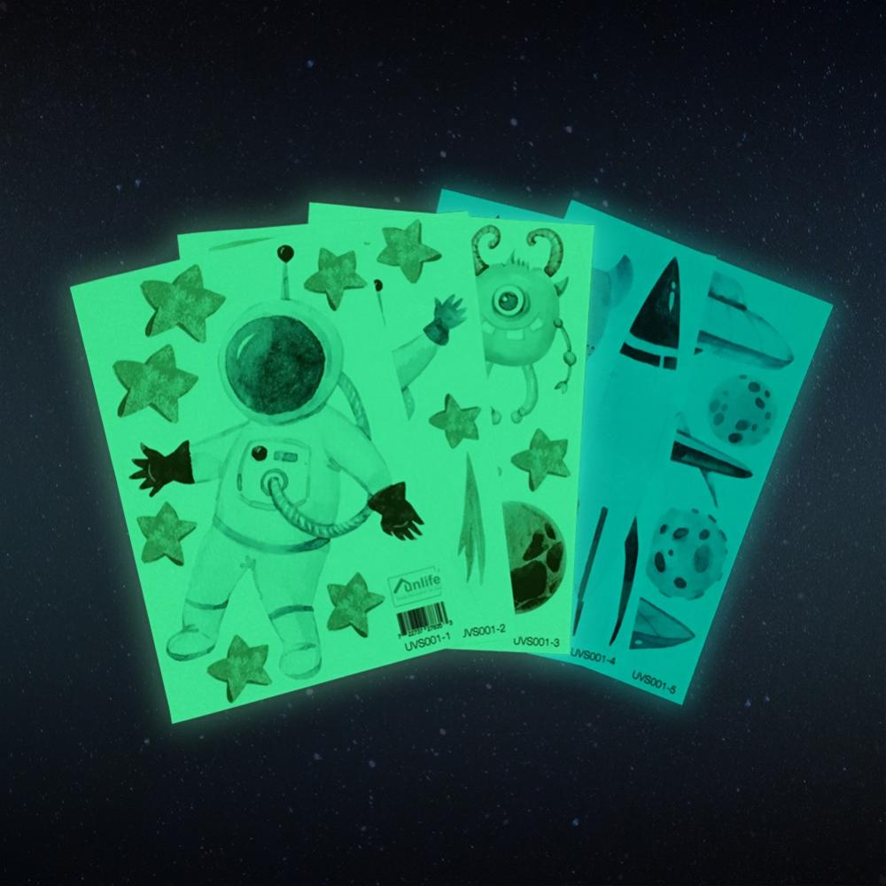 Universe Astronaut Glow Stickers DIY Cartoon Lumin... – Grandado