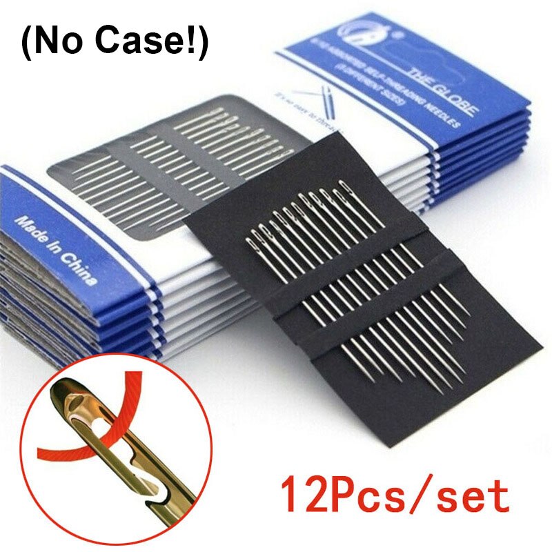 12pcs Blind Needle Elderly Needle Side Hole Hand H Vicedeal