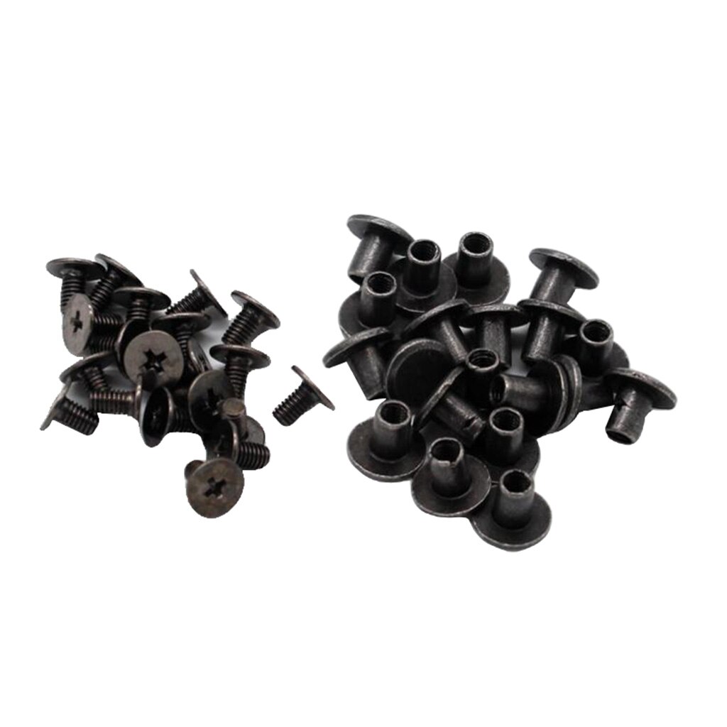 20 Sets 6mm Alloy Rivets Binding Spike Fasteners f... – Grandado