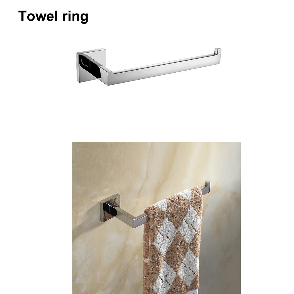 SUS 304 Stainless Steel Bathroom Hardware Set Chro... – Grandado