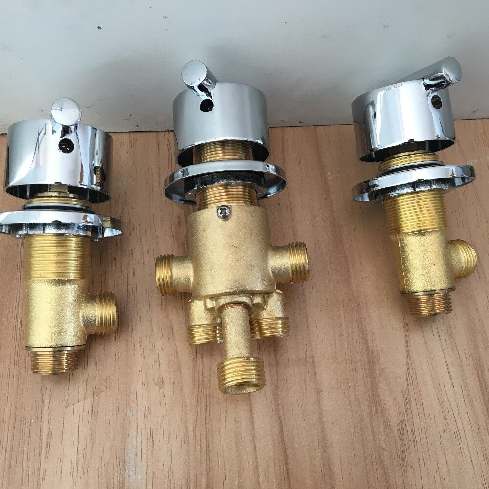 3 Ways Outlet Brass switch valve for Bathtub fauce... – Vicedeal