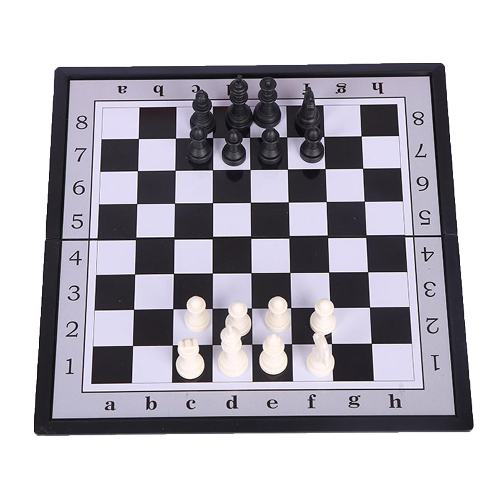 Europese Opvouwbare Schaakbord Magnetische Schaaks... – Vicedeal