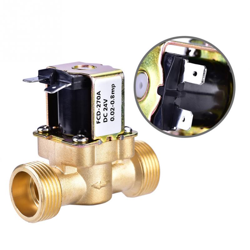 3/4" DC 24V Normally Brass Electric Solenoid Magne... – Vicedeal
