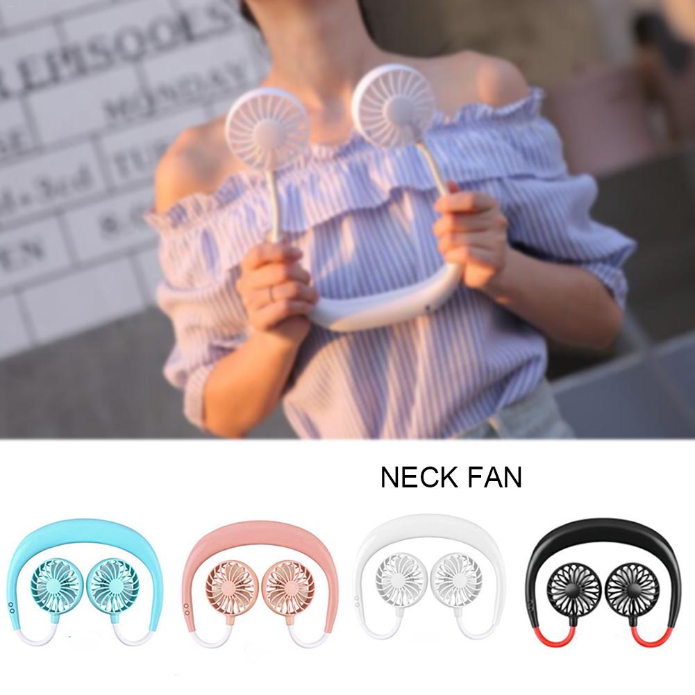 Glowing Halter Fan Innovative Student Portable USB... – Grandado