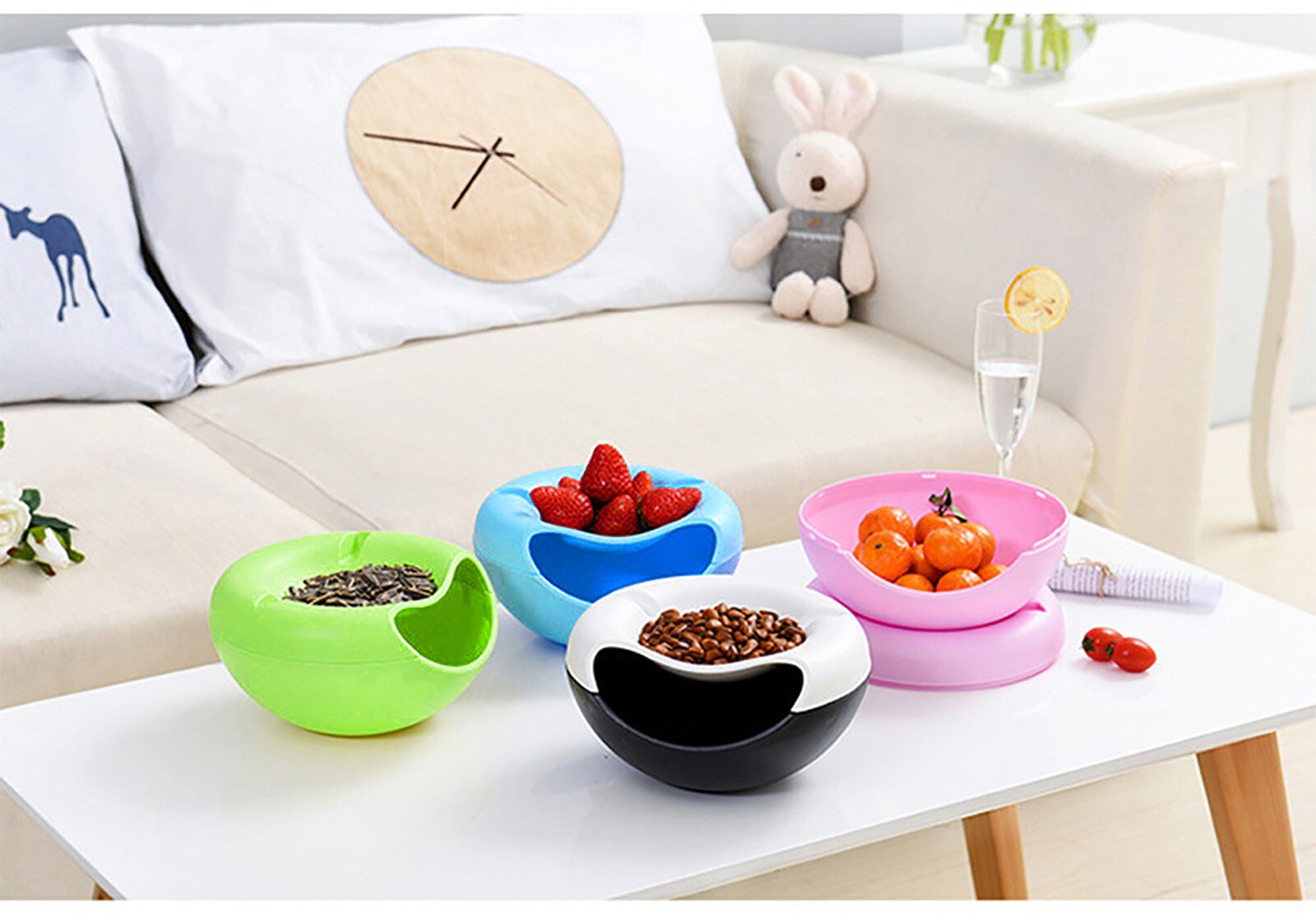 Shape Bowl Perfect For And Dry Storage Box Seeds N... – Grandado